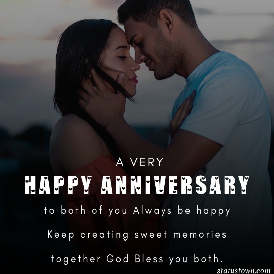 A Very Happy Wedding Anniversary To Both Of You Always Be Happy Keep