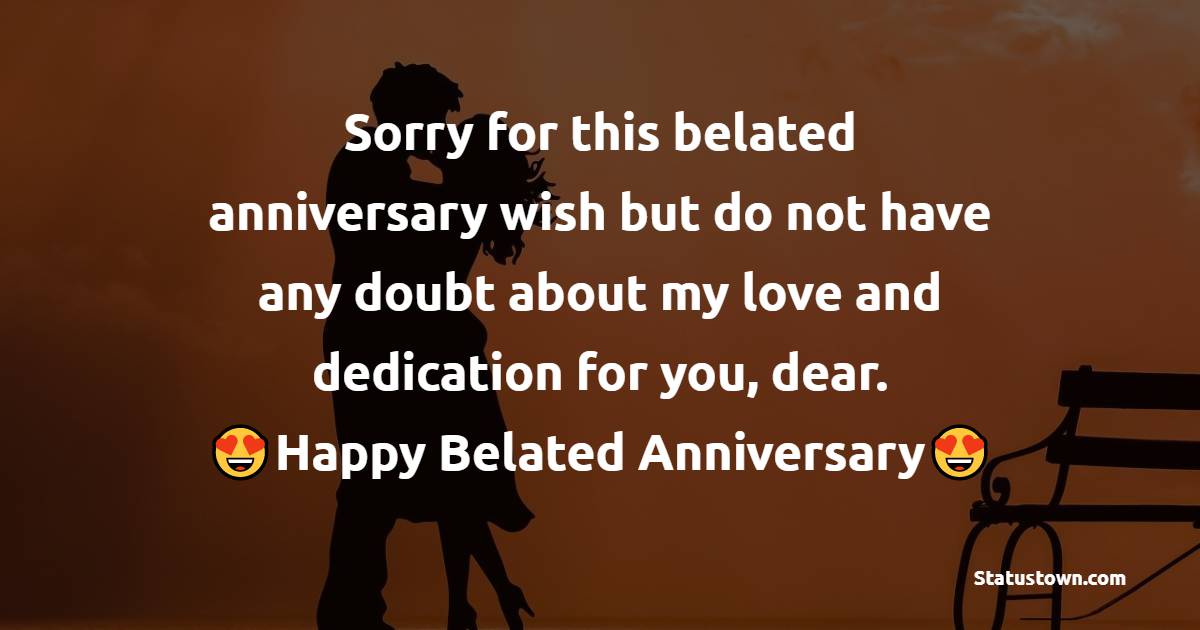 50 Latest Belated Anniversary Wishes In September 2023 Statustown