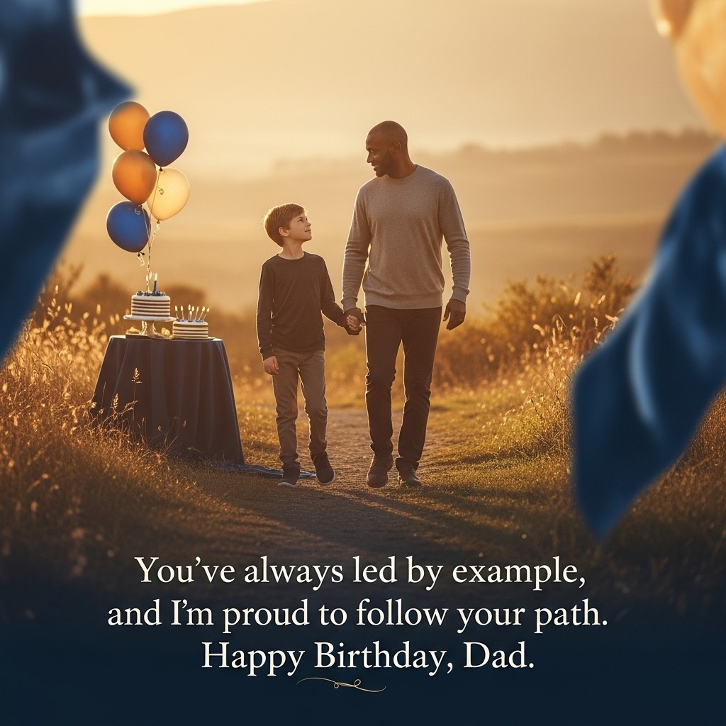 You’ve always led by example, and I’m proud to follow your path. Happy ...
