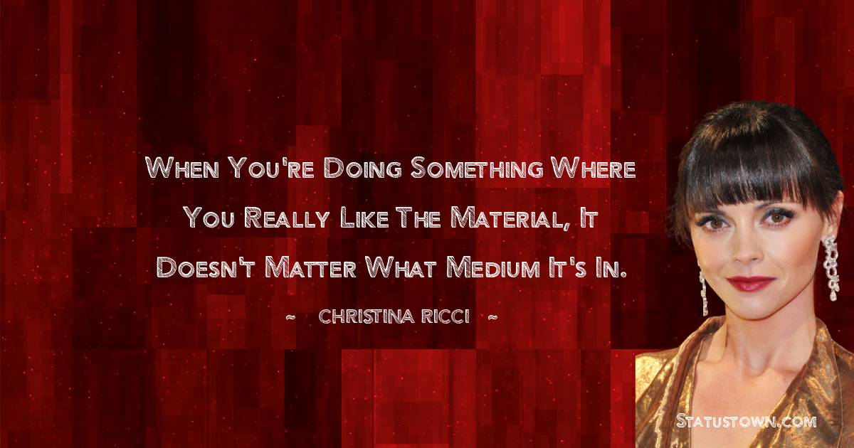 40+ Best Christina Ricci Quotes in February 2024