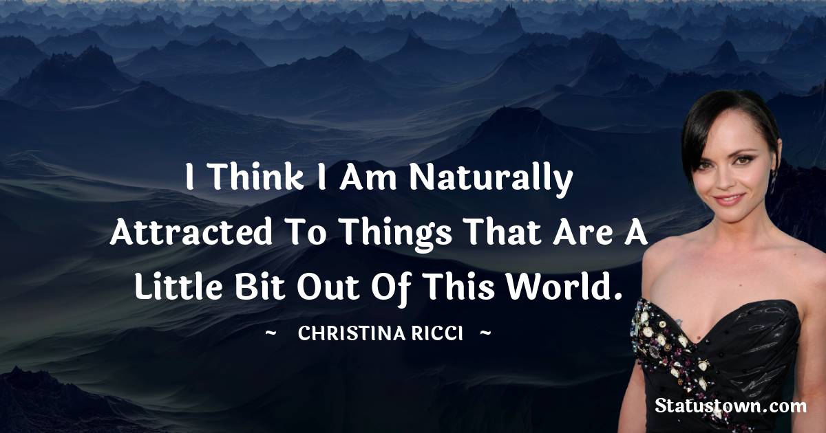 Christina Ricci Quotes, Thoughts and Images