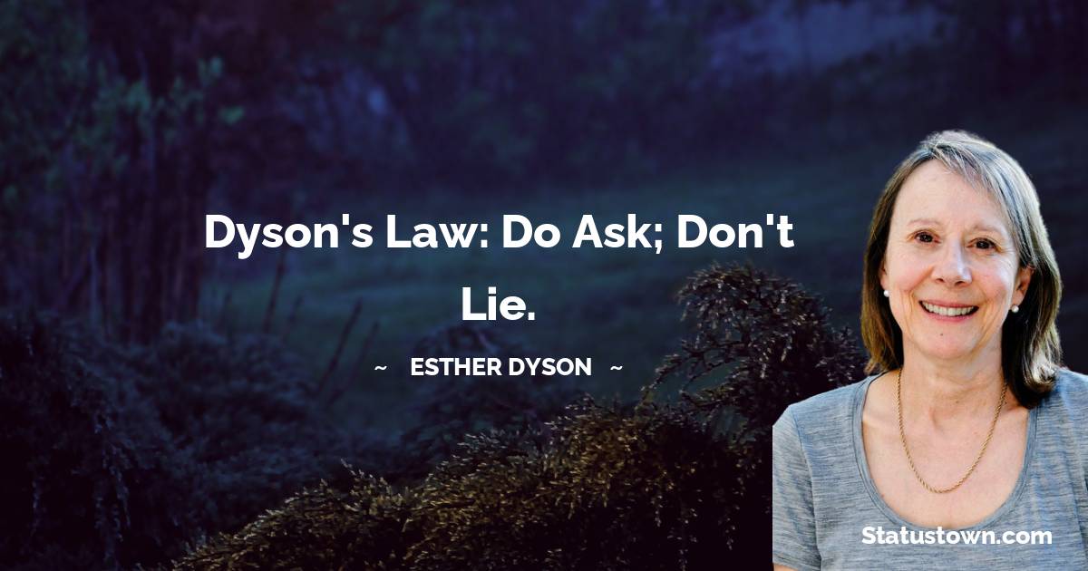 20+ Best Esther Dyson Quotes