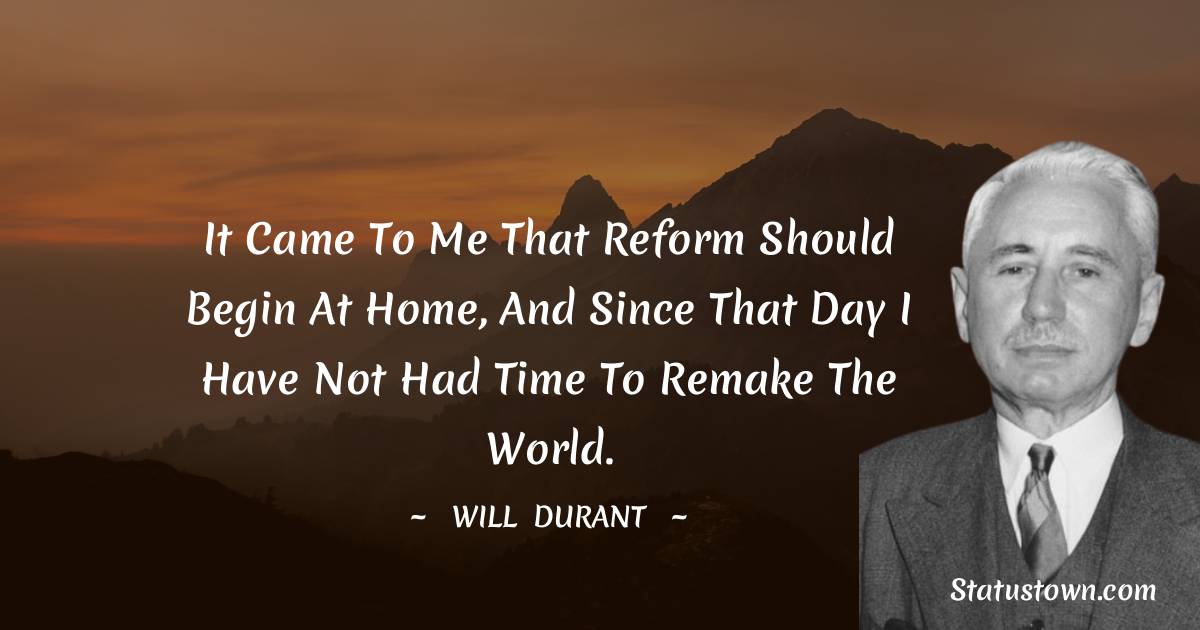 Will Durant Quotes, Thoughts and image